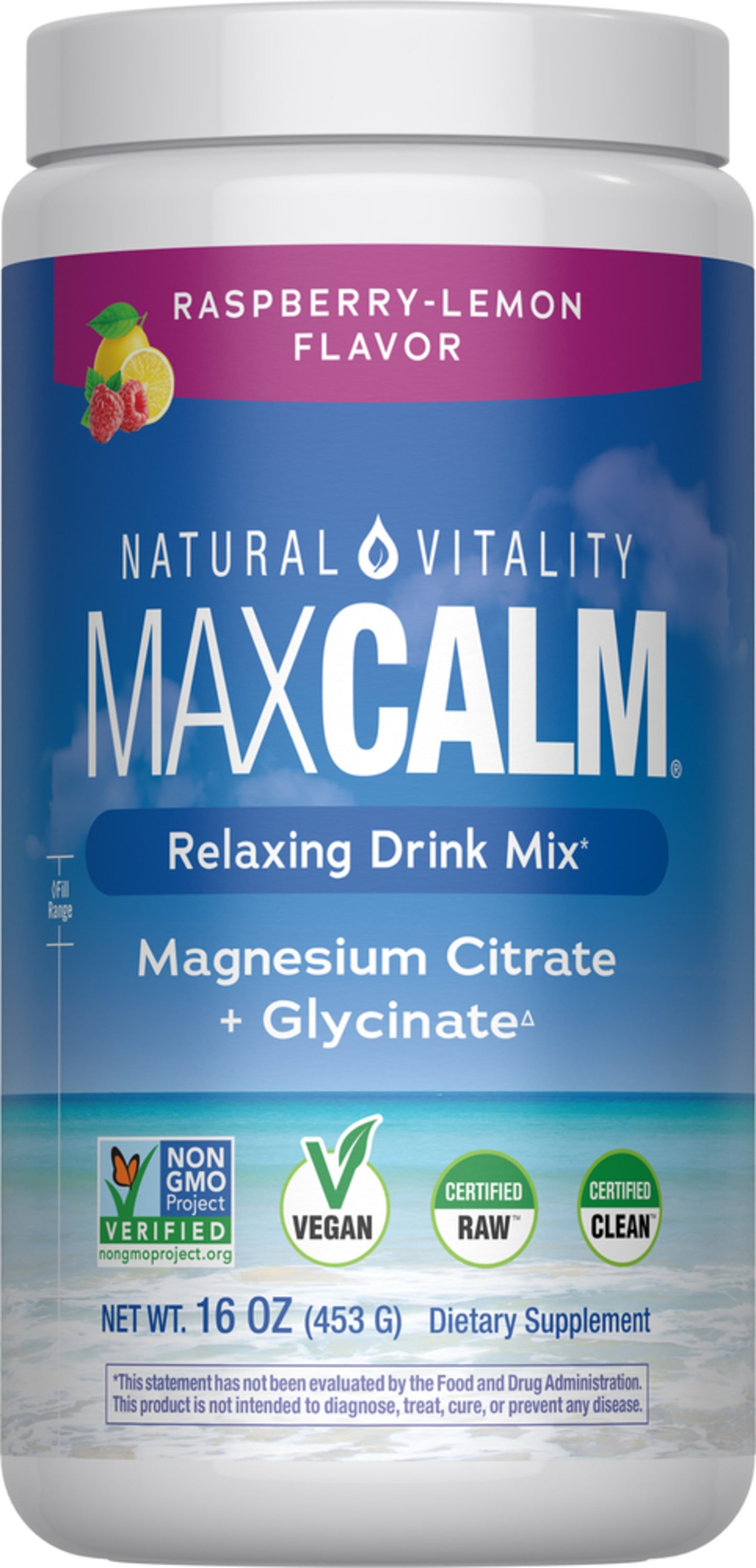 CALM Powder - Raspberry Lemon | Natural Vitality